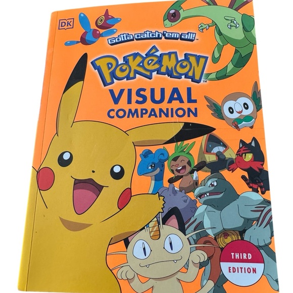 Pokemon | Other | Pokemon Visual Companion Orange And Yellow | Poshmark